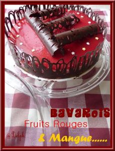 Entremets fruits rouges et mangue – Oh, la gourmande