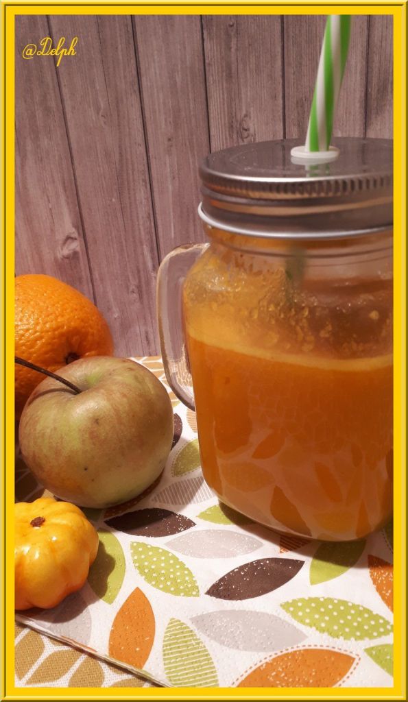 Jus de potimarron, pommes et orange – Oh, la gourmande