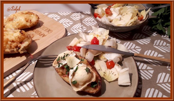 Pommes de terre farcies aux fromages – Oh, la gourmande