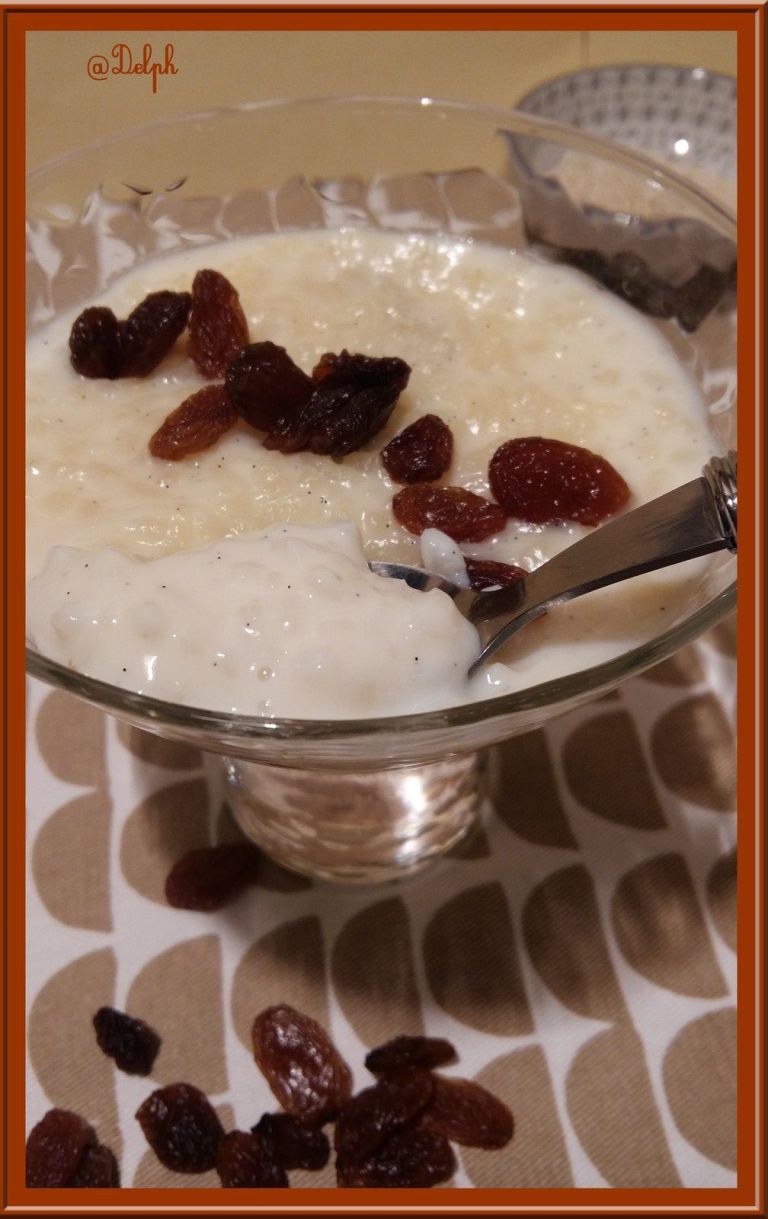 Riz au lait aux raisins et rhum – Oh, la gourmande