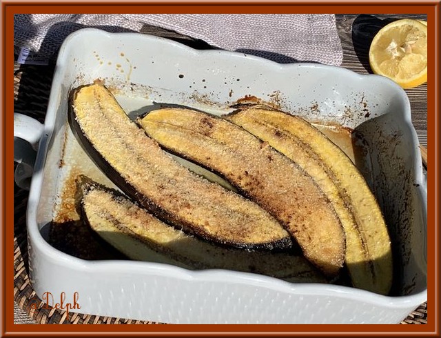 Akwadu, banane plantain au four – Oh, la gourmande