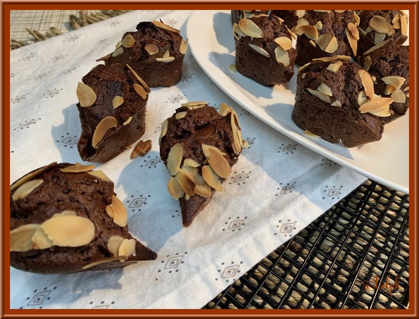 Bouchées amande chocolat – Oh, la gourmande