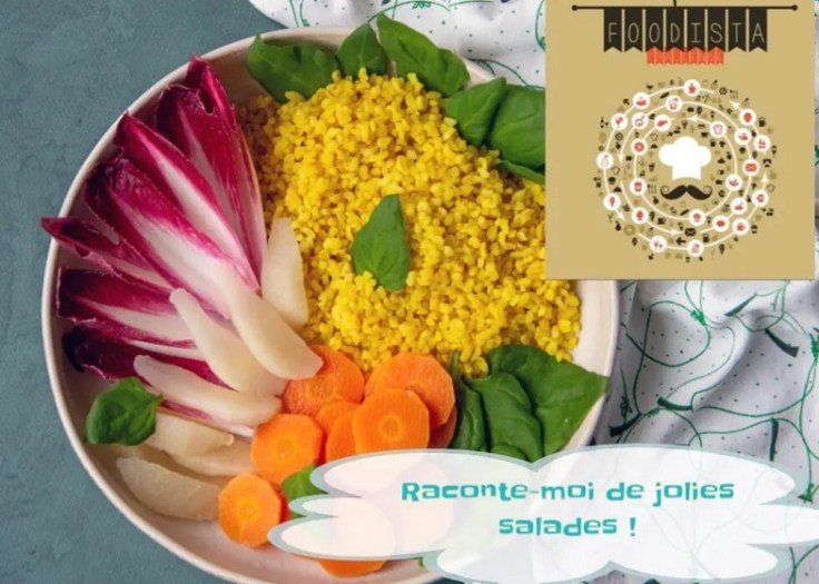 Salade de chou rouge aux pommes et œuf poché – Oh, la gourmande