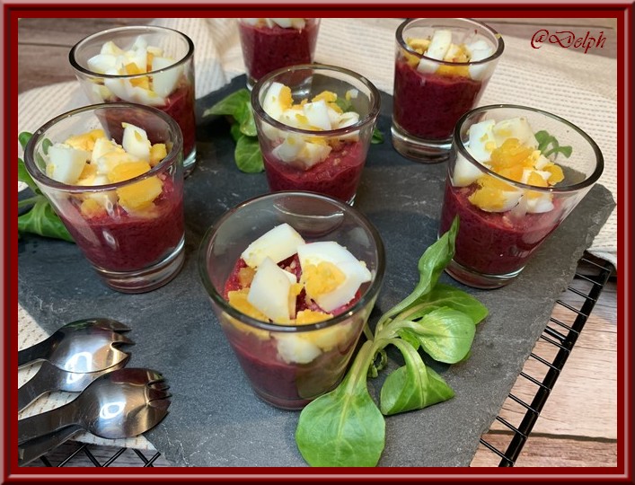 Verrine de betteraves rouges – Oh, la gourmande