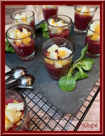 Verrine de betteraves rouges – Oh, la gourmande