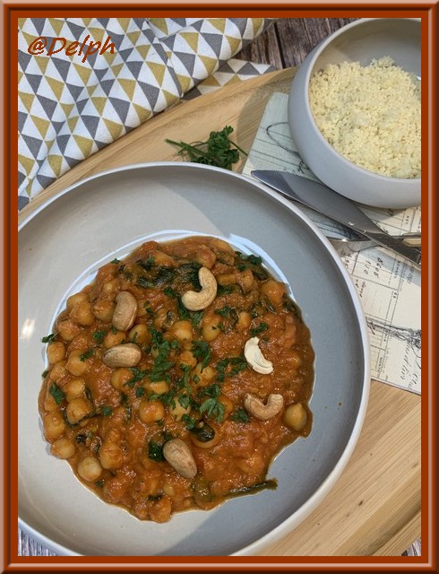 Chili de pois chiches – Oh, la gourmande