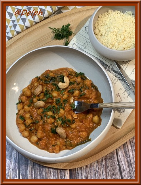 Chili de pois chiches – Oh, la gourmande